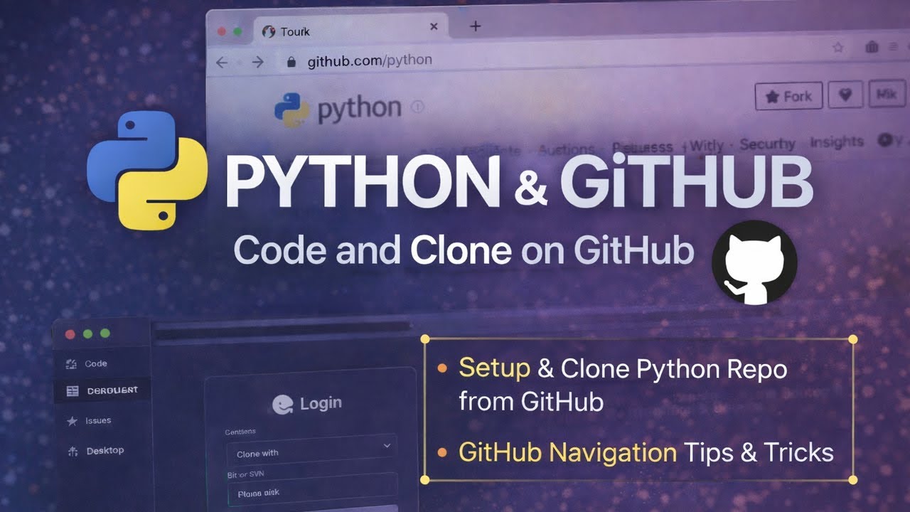 Clone Any Python Project from GitHub Using Git