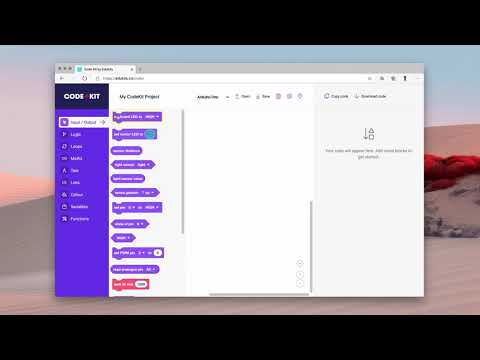 Drag and Drop Coding for Arduino: Meet Code Kit