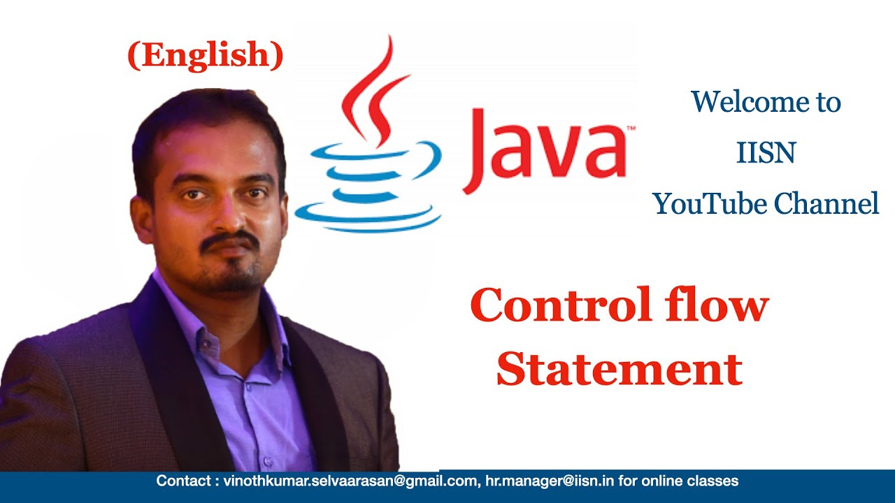 Java ControlFlow In English |Basics of Java in English | Control Statement in Java