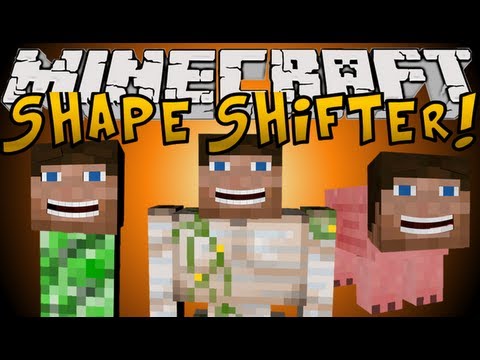 Minecraft Mods: SHAPE SHIFTER Z - Be a Dragon, Enderman & The Wither!