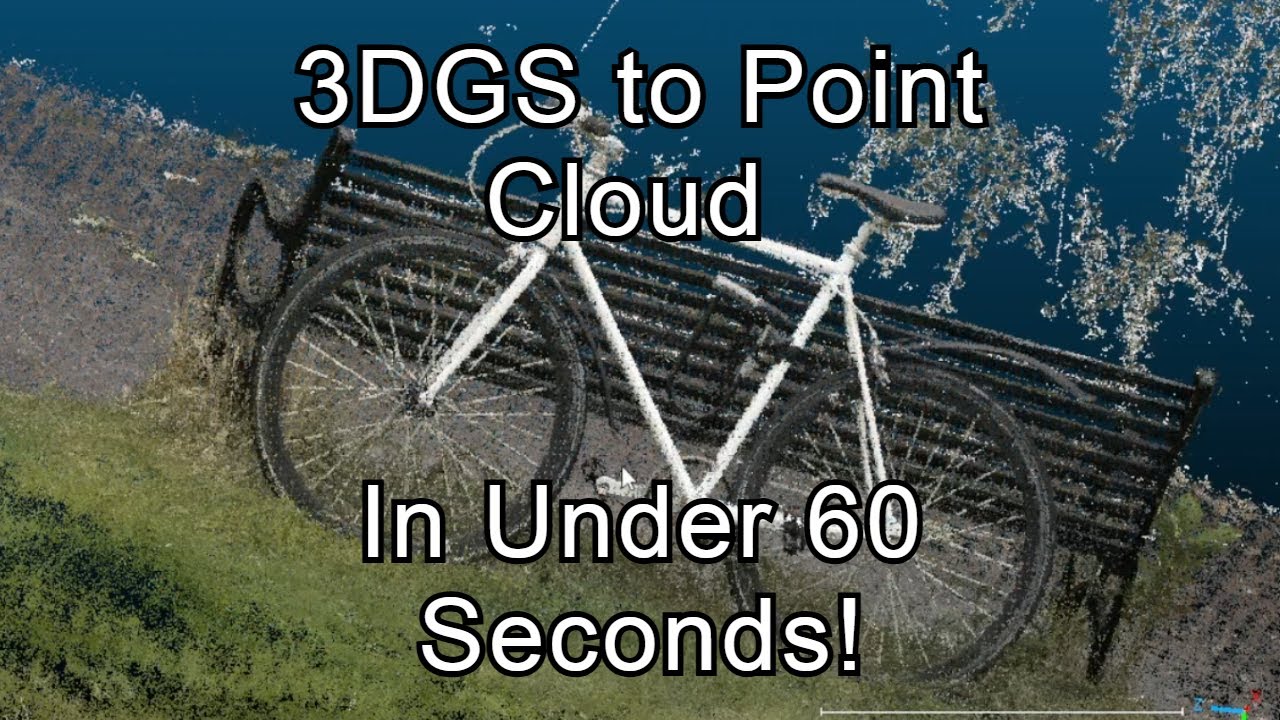 3DGS to PC V2: Convert a 3DGS scene into a clean point cloud in under a minute