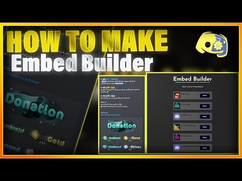 How to make embed builder  [No Code Required] #discord #discordbot #free code #freesourcecode