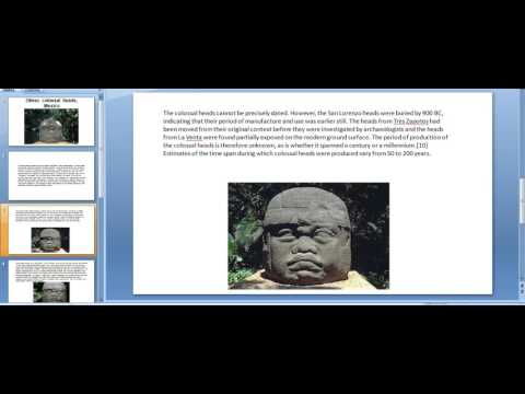 learn about Olmec colossal heads, Mexico