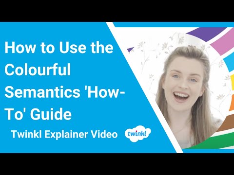 How to Use the Colourful Semantics 'How-To' Guide