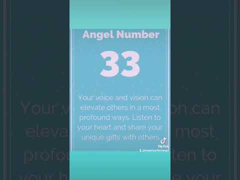 Angel Number 33 Meaning ๐ #spiritual #healing #frequency #numerology #subconscious #angelnumber