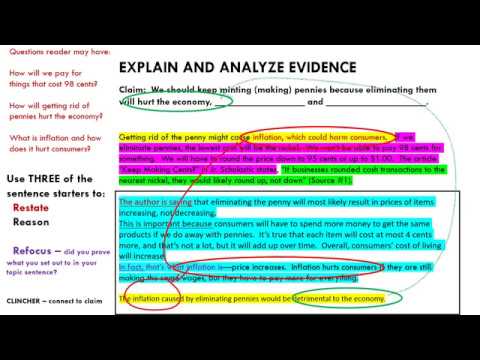 LESSON analyzing evidence