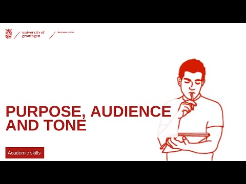 Purpose, Audience and Tone