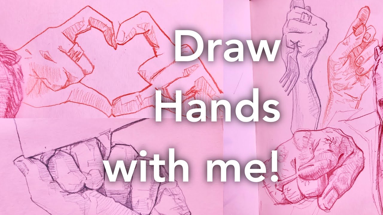Improve your hand drawings! Draw Hands With Me