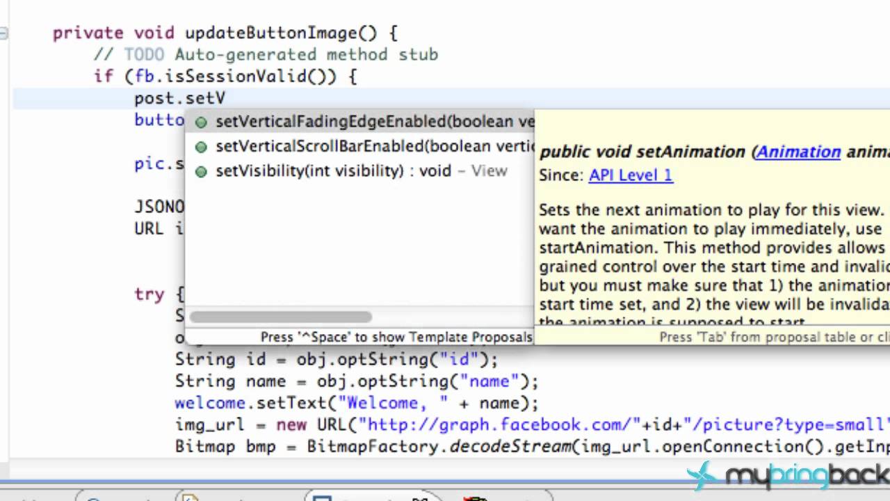 Facebook SDK for Android 9 - Make a Simple Wall Post