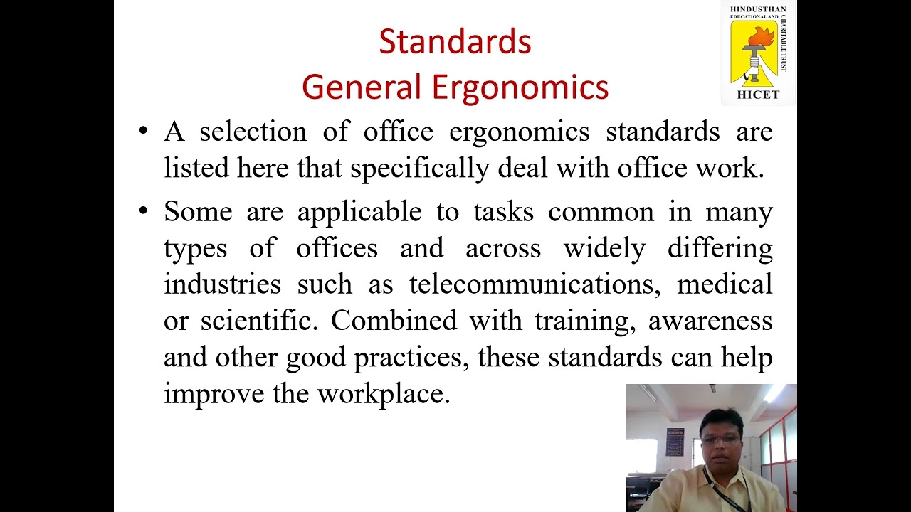 Industrial Safety and Environment - Ergonomics