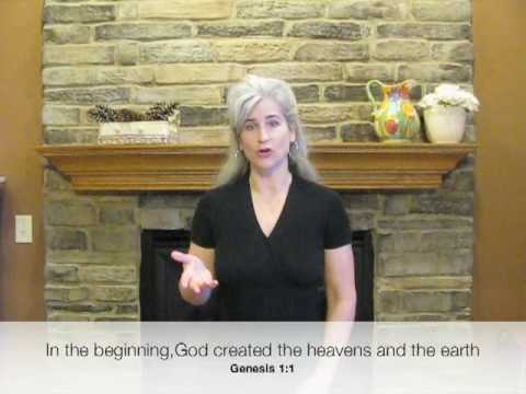 Genesis 1:1 | American Sign Language - Joy's way
