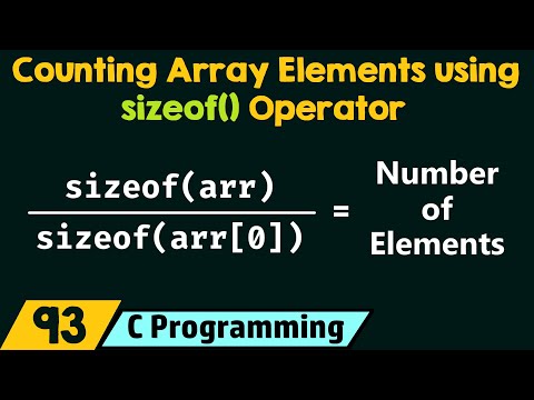 Learn Counting Array Elements using sizeof Operator - Mind Luster