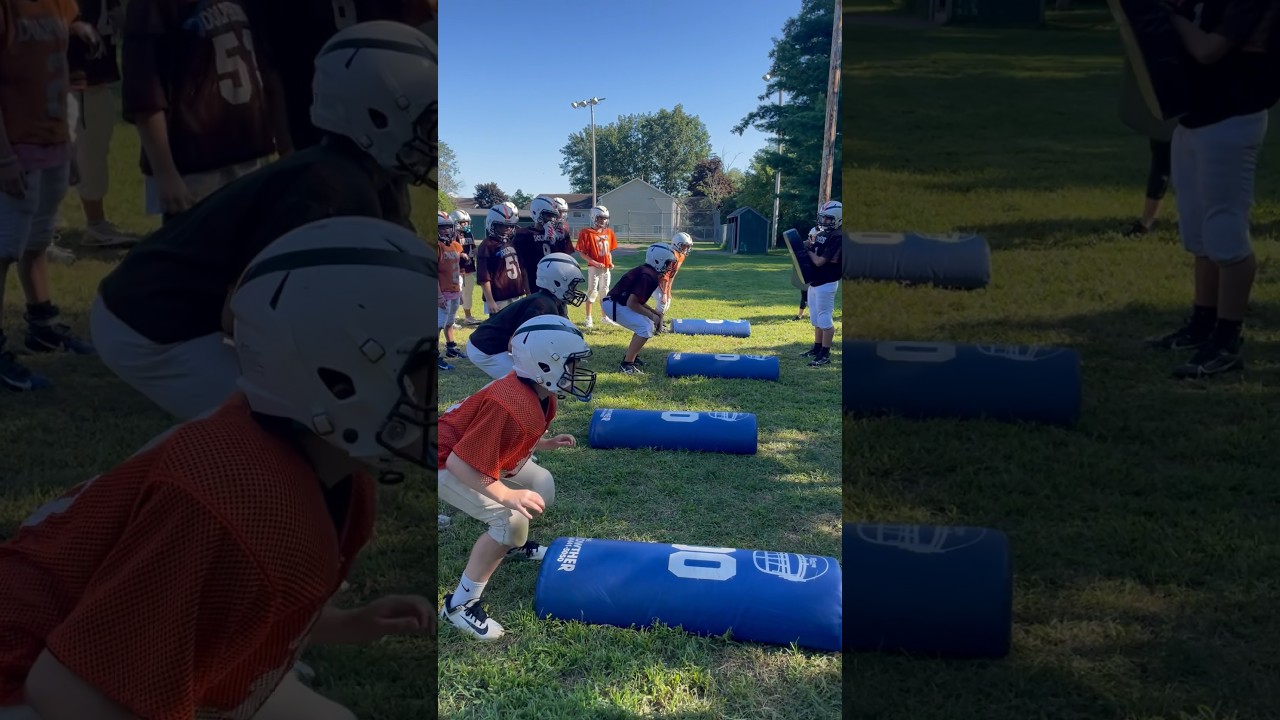 Youth football tackling drill #football #youthfootball #tacklingdrills