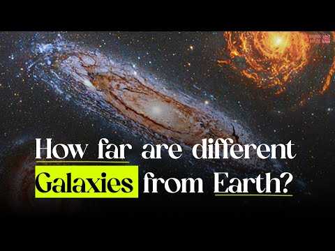 How far are different Galaxies from Earth?