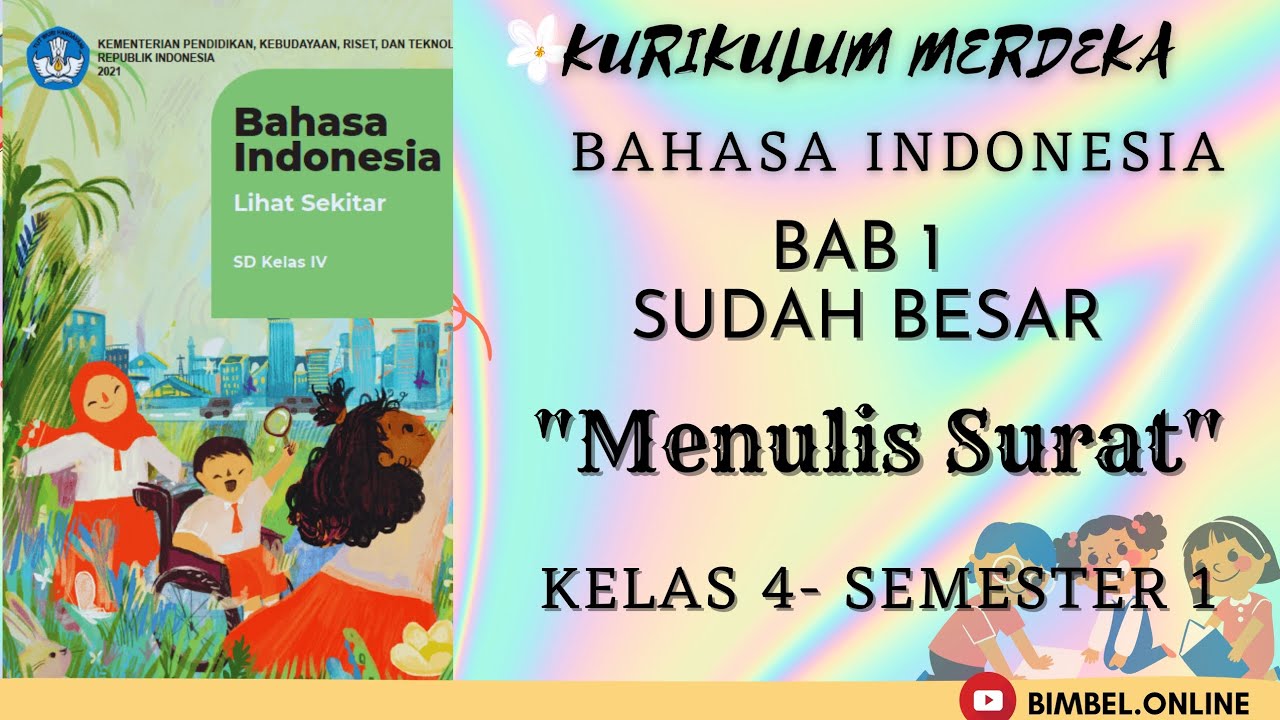 How to Write a Letter - Indonesian Chapter 1 Grade 4 Semester 1 Merdeka Curriculum || Pages 19-20