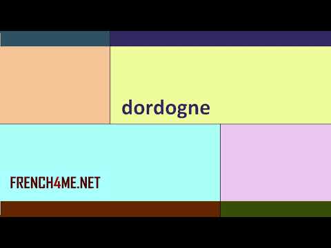 French For Beginners I How to pronounce I dordogne
