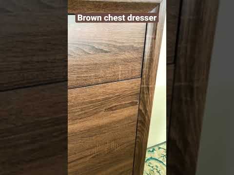 Gorgeous Brown Chest dresser with black handles on the drawers ππππ₯π₯