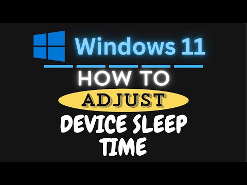 How To Adjust Your Devices Sleep Time in Windows 11: Step-by-Step Guide!