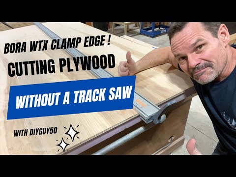 Bora WTX Clamp Edge Saw Guide System IS Better than the Kreg Accu Cut for Accurate Clean Cuts! (imo)