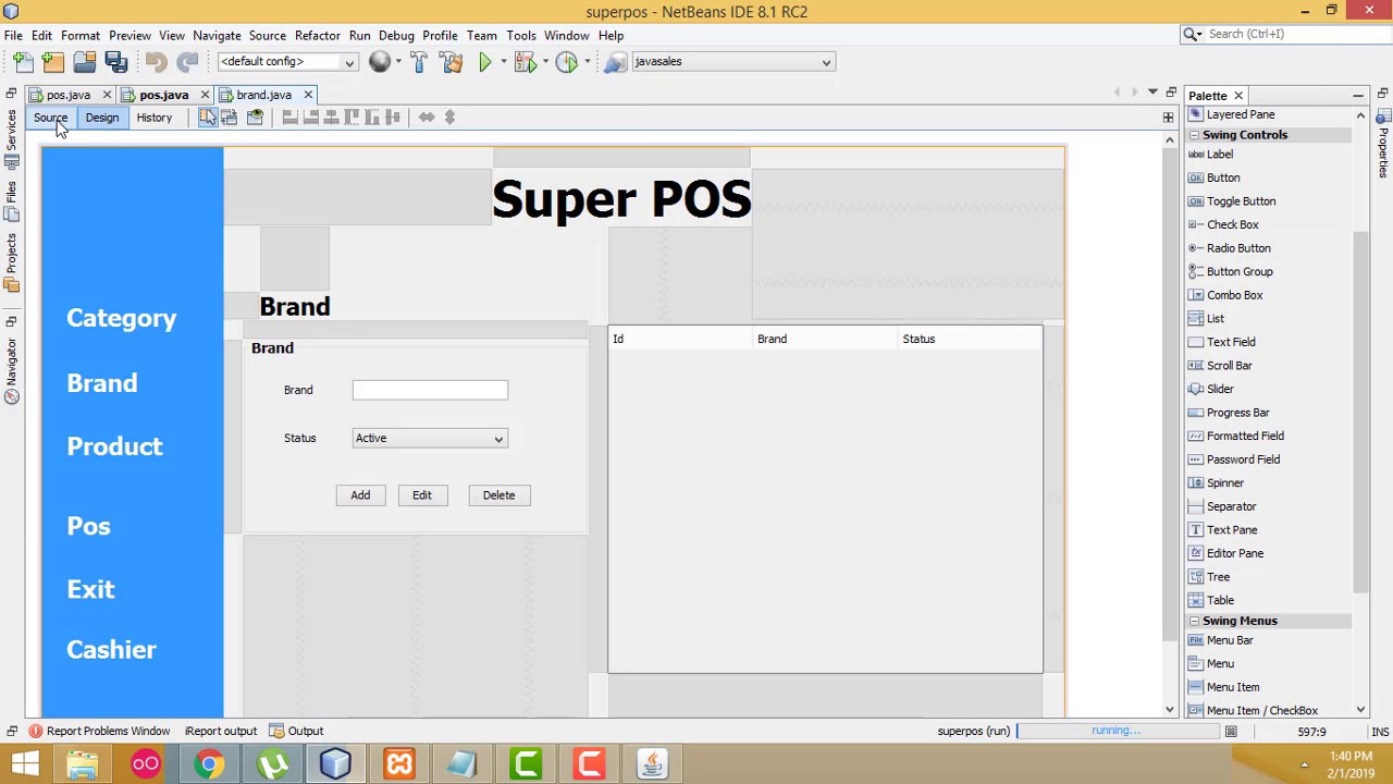 Inventory Management System in Java part 16