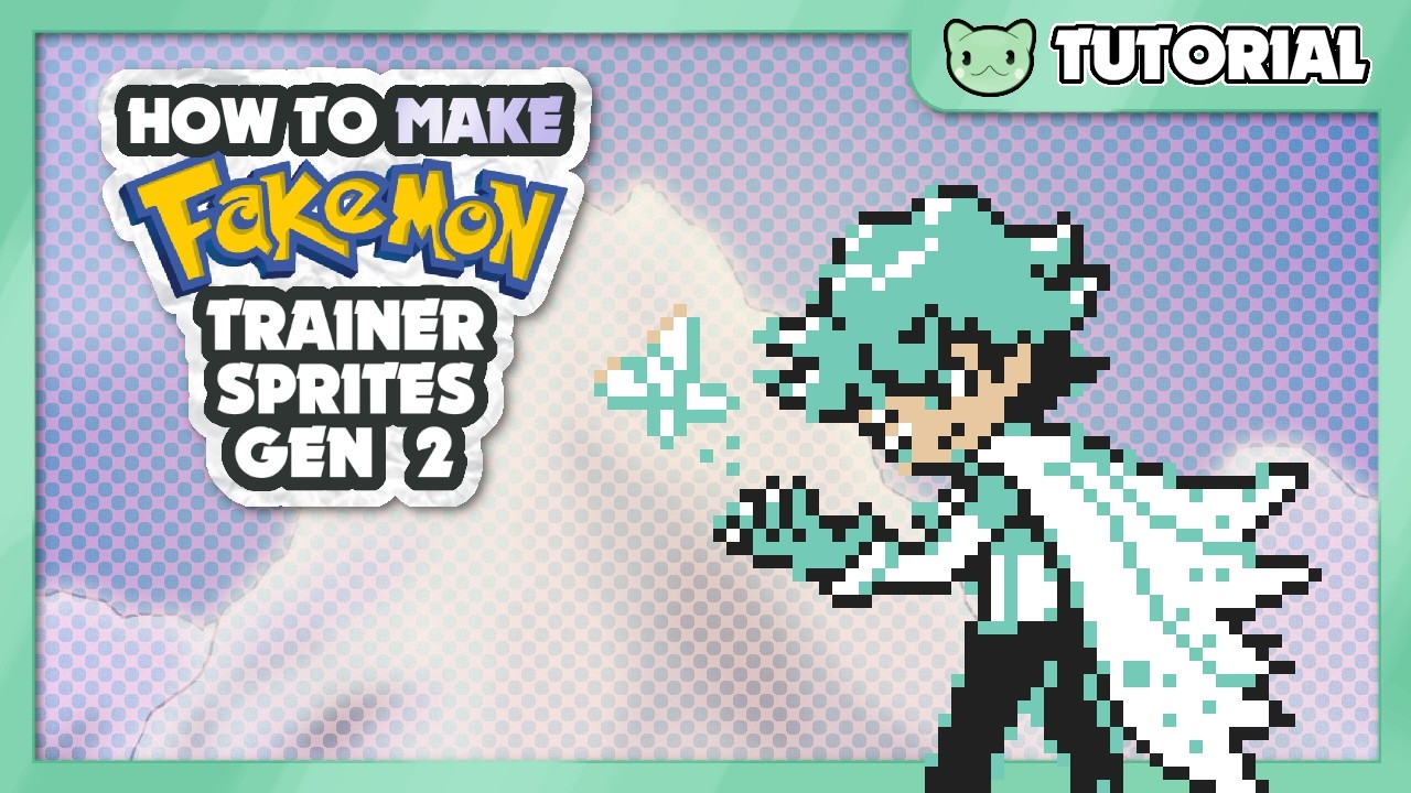 How To Make Gen 2 Trainer Sprites | Substitube Tutorial 🦖