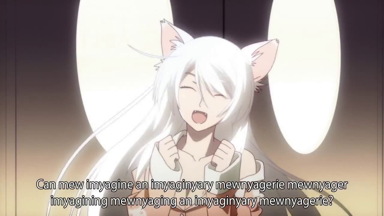 Bakemonogatari Episode 014 - mew mew