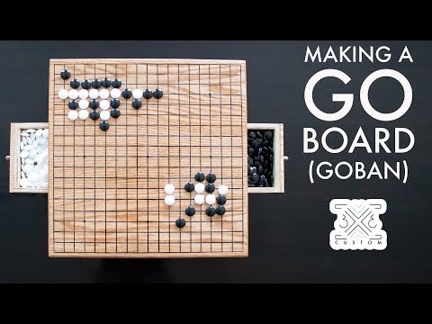 Hoe maak je een Go-bord // Goban // Go-spel // Zelf een Go-bord maken // Houtbewerking
