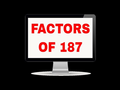 Factors of 187