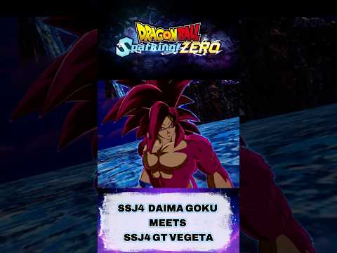 SSJ4 Daima Goku Meets SSJ4 GT Vegeta (Dragon Ball: Sparking! Zero Mods)