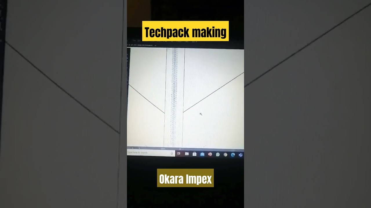 Puffer Jacket 🧥 Techpack Making Process by our professional design team for clients