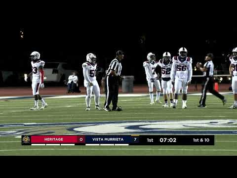 Heritage vs. Vista Murrieta - CIF-SS Football (2022)