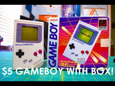 Garage Sale finds: $5 Original Nintendo Game Boy With Box and Games