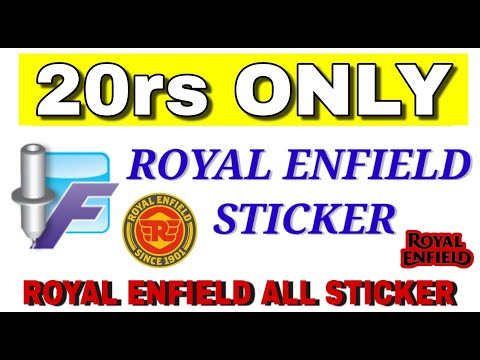 Royal Enfield Sticker Files/ All New & Old Sticker File/ Radium Sticker/ #bullet #royalenfield #ms