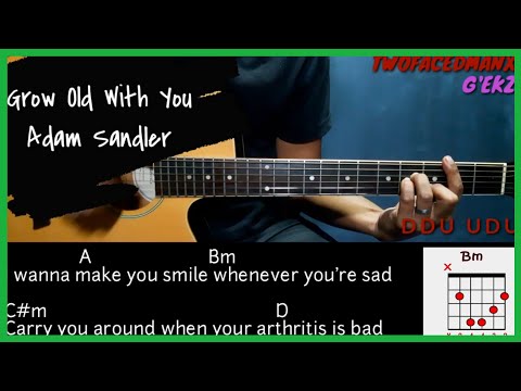 Grow Old With You - Adam Sandler (Guitar Cover With Lyrics & Chords)