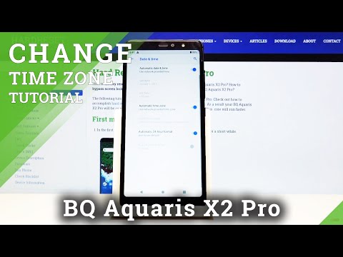 How to Change Date & Time in BQ Aquaris X2 Pro – Change Time Zone