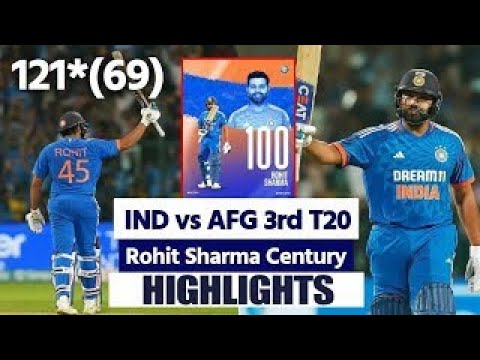 Hitman Rohit Sharma in full form #bcci #ict #afghanistan #indvsafg