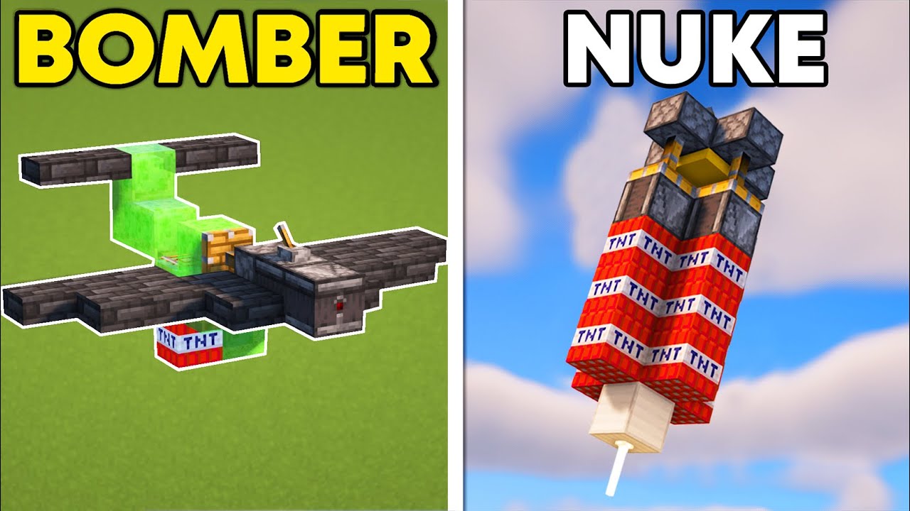 Minecraft: 5+ TNT Build Hacks! - Minecraft Builders