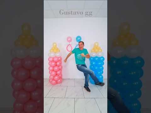BABY SHOWER 👶 Balloon decoration ideas 🤩 birthday decoration ideas at home #cartoon #balloon