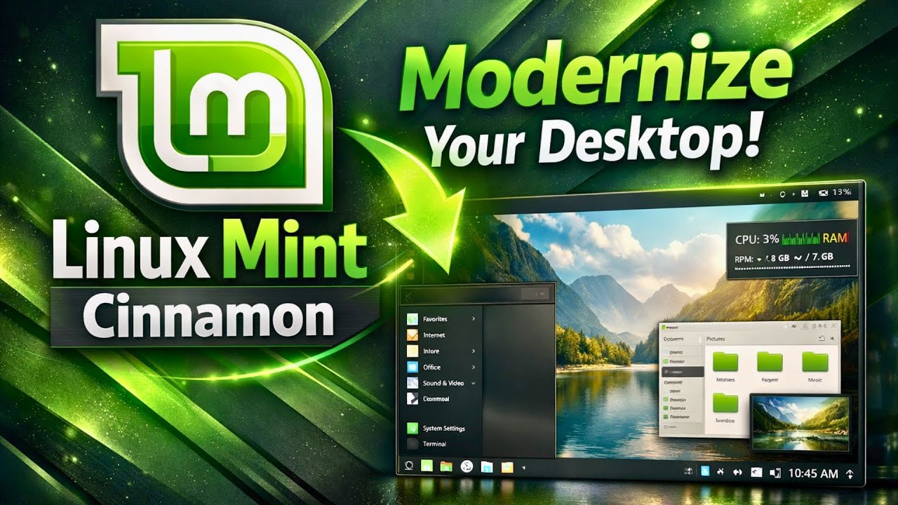 Modernize Linux Mint Cinnamon: Fast, Clean & Custom