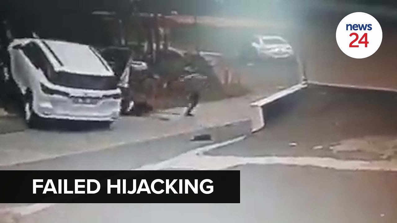 WATCH | Hijacking foiled as bystander opens fire on attackers in Durban
