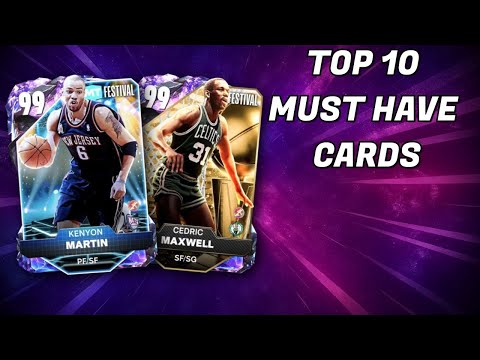 10 MUST HAVE CARDS IN NBA 2K25 MYTEAM!!!!