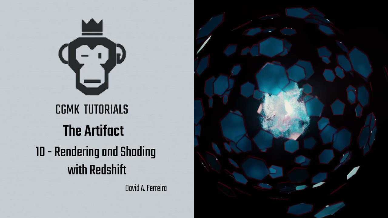 CGMK Houdini Course - The Artifact - 10 Rendering Shading with Redshift