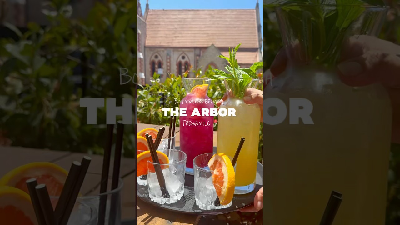 Looking for the best bottomless brunch in Perth? ✨ The Arbor in Fremantle is that spot!