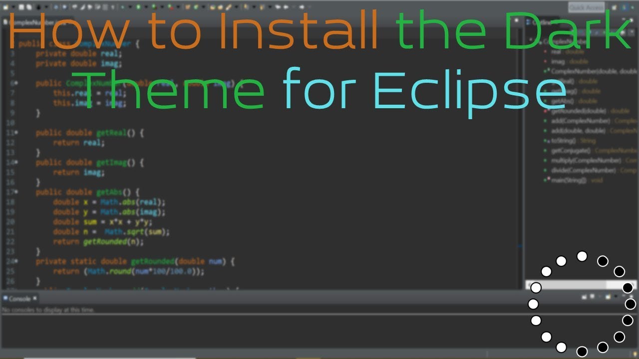 How to Install the Dark Theme for Eclipse