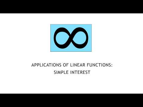College Algebra 1.2.3 Applications of Linear Functions: Simple Interest