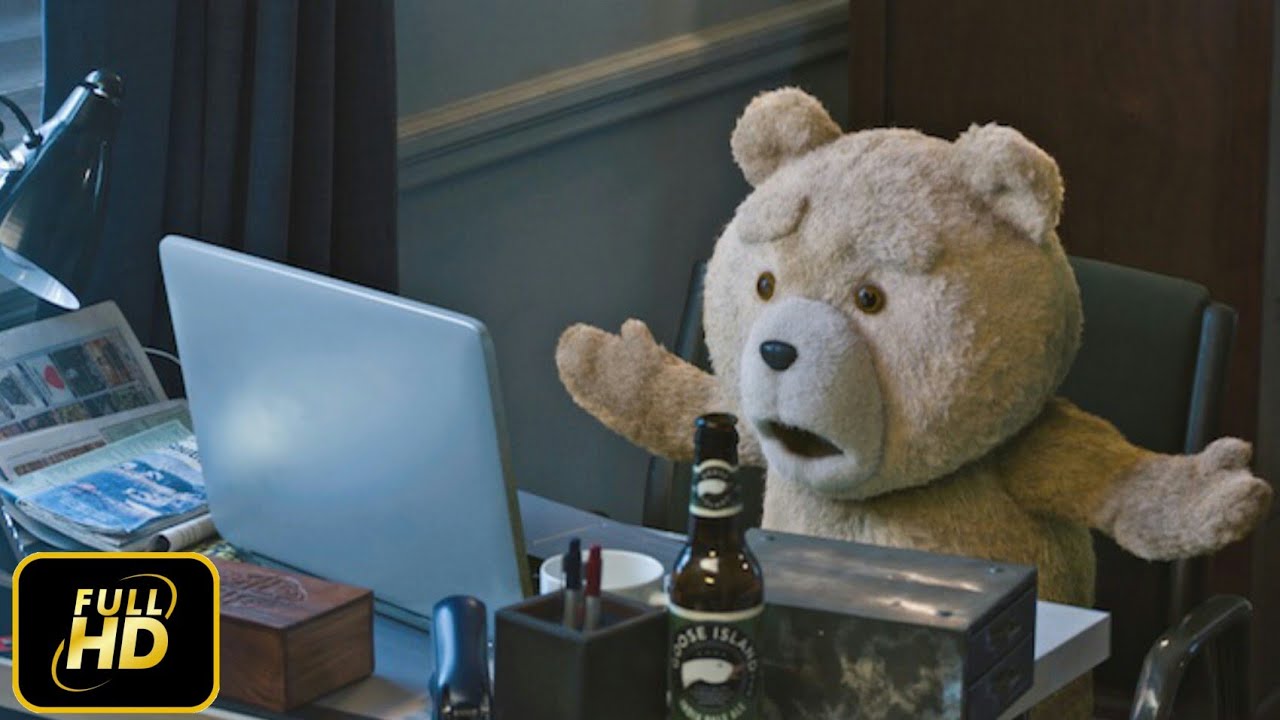 Ted 2 laptop smash scene