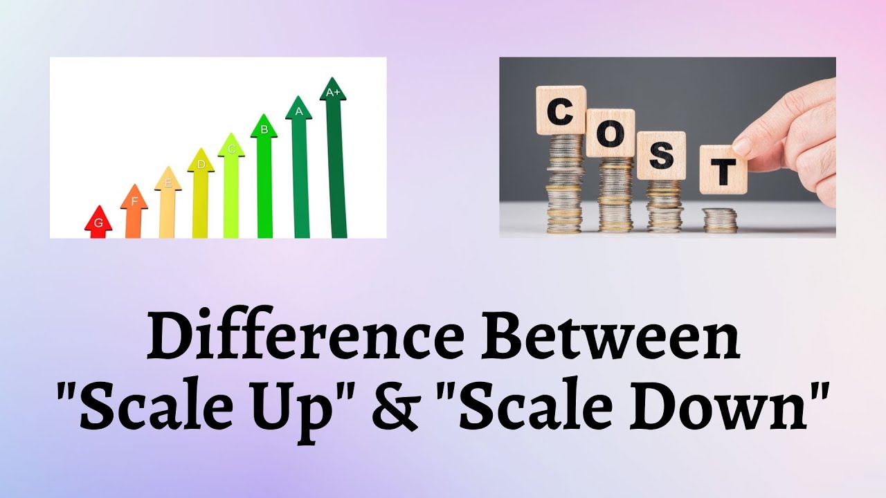 Difference Between Scale Up and Scale Down | Understanding When to Scale Up or Down Wisely!