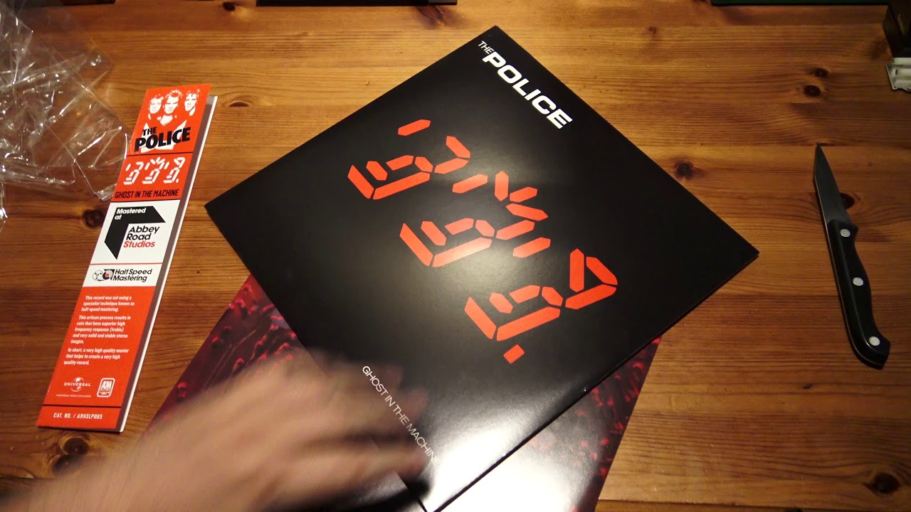 The Police Ghost In The Machine (half speed master) Unwrapping