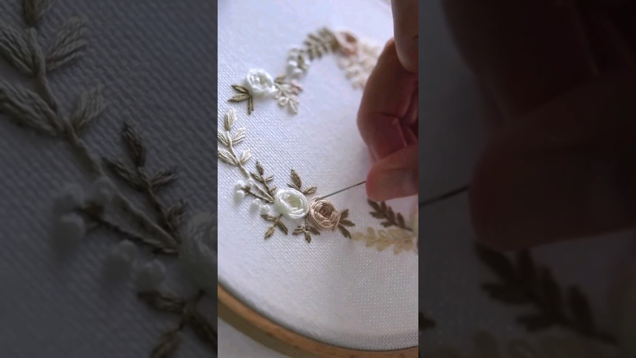 ideia para bordar rosas, flores #bordadolivre #embroidery #inspiração #artesanato