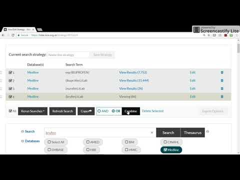 Thesaurus and textword searching in HDAS